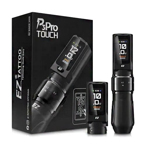 NEW EZ P3 Pro Touch Wireless Tattoo Pen Black | Adjustable stroke – Pro Line Tattoo LTD